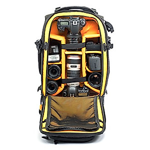 VANGUARD ALTA Fly 55T DSLR Camera Backpack, 4 Wheel Spinner/Trolley, Black