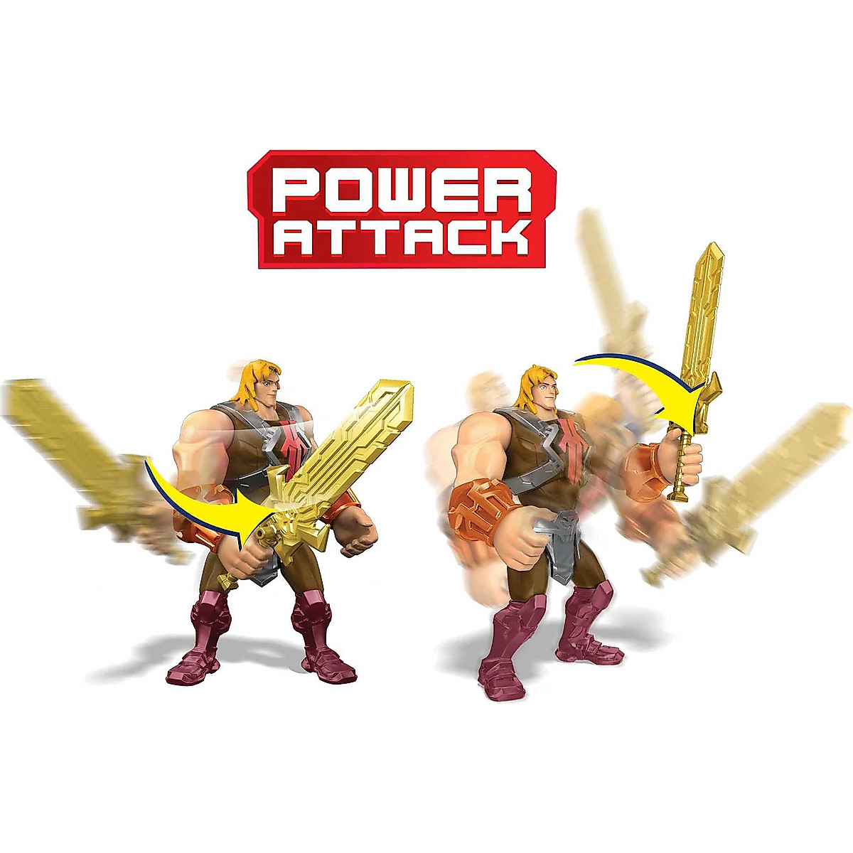 Masters of the Universe He-Man and The Action Figure + Vehicle Based on Animated Series, Articulated Battle Characters, Gift for 4 Years and Older