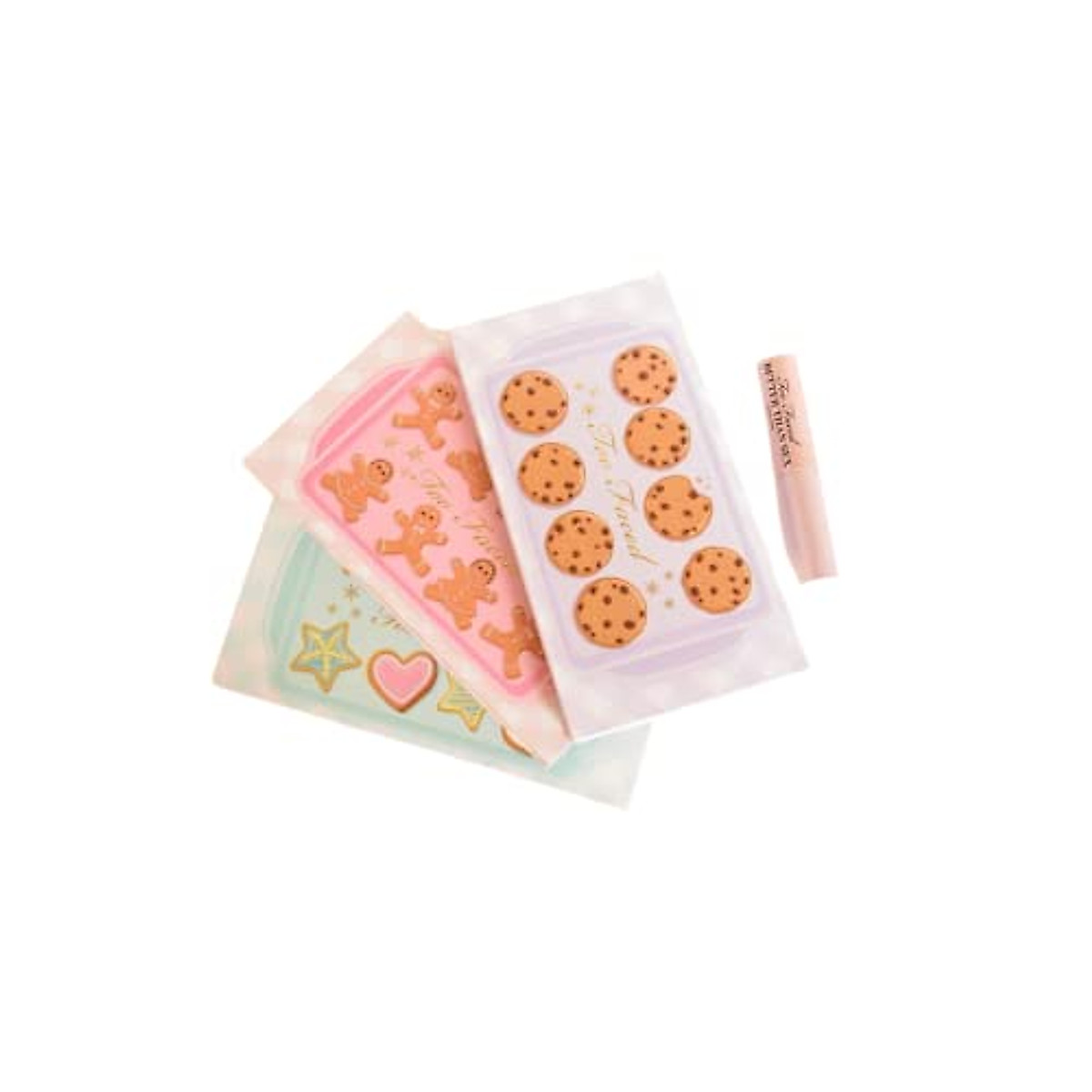 Too Faced Too Faced Christmas Bake Shoppe Makeup Set - Eye & Face Makeup Palettes in Ginger Snap, Chocolate Chip, Sugar Cookie, and Better than Sex Mascara