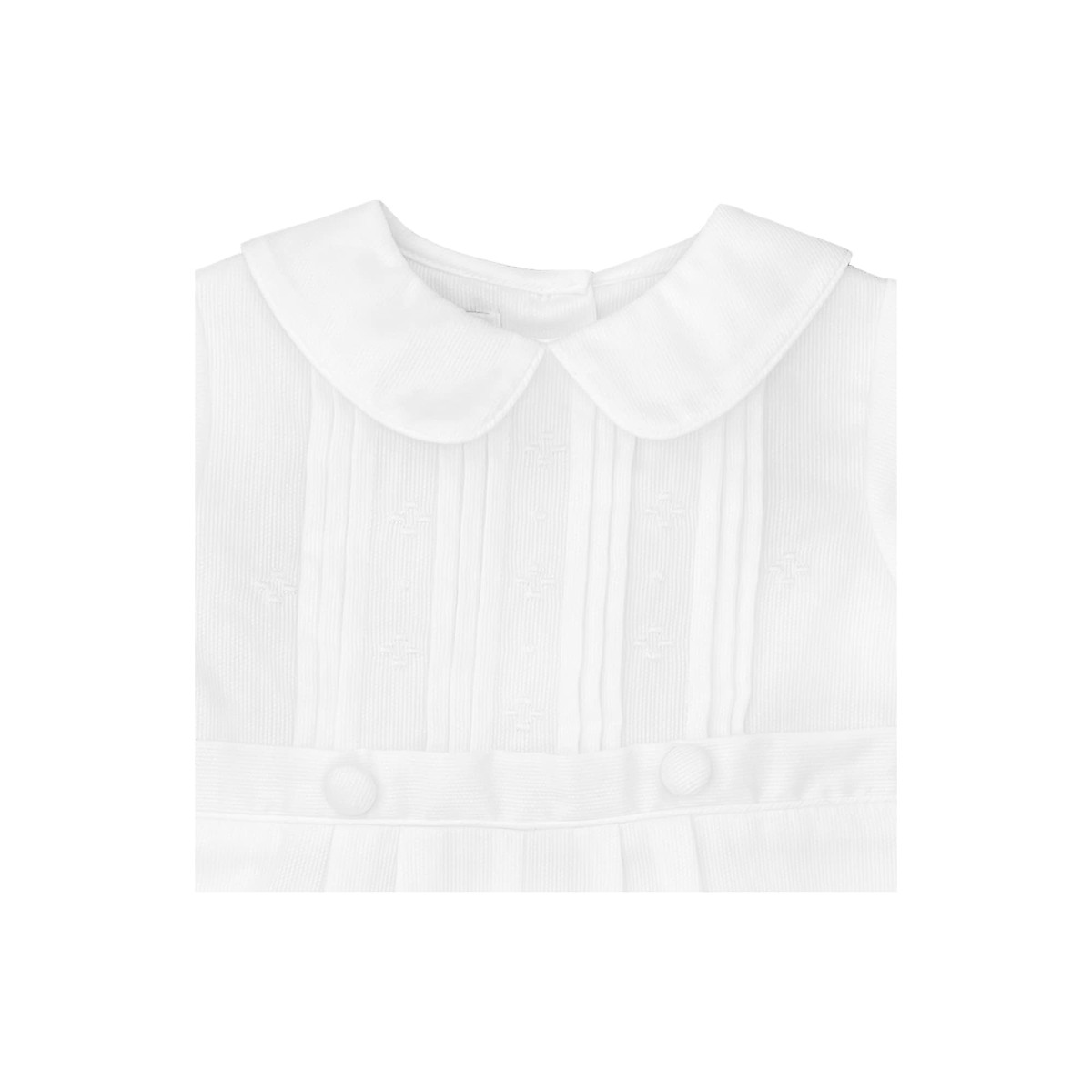 Petit Ami Baby Boys' Pique Christening Knicker with Hat, 12 Months, White