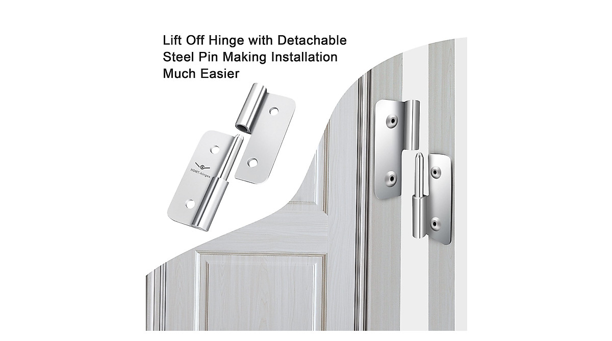 2.5 Inch Lift Off Hinges, 304 Stainless Steel Small Slip Joint Flag ...