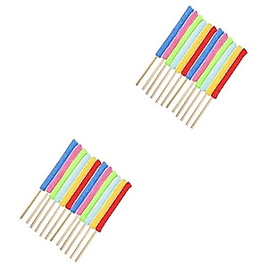 Zerodeko 24 Pcs Cleaning Stick Blinds Cleaner Crevice Cleaning Tool dusters Spider Web Brush Washing Cleaners House Accessories for Home Tool Cleaning Brush Microfiber dust Brush