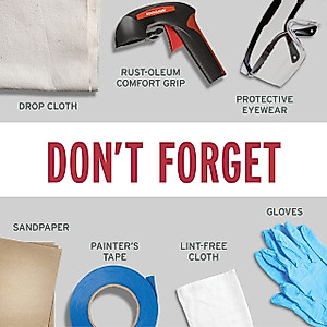 Rust-Oleum 7701830-6PK Stops Rust Spray Paint, 12 oz, Gloss Crystal Clear, 6 Pack