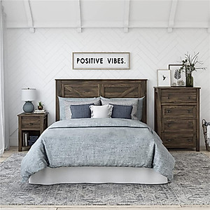 Ameriwood Home Farmington Night Stand, Rustic ,Small, Century Barn Pine -