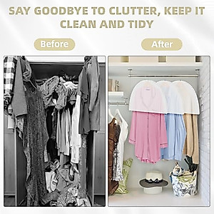 10 Pcs Shoulder Covers 23.2 X 11.6 X 1.9 Inches Breathable Clothes Dust Protectors Suit Shoulder Covers Garment Cover for Hanging T Shirt Jacket Wedding Dress Gown