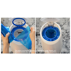 Diaper Pail Bag Refills, Compatible with Diaper Genie, Roll of 25 Bags, Holds up to 1,125 Diapers