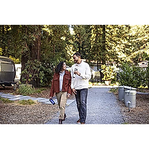 CamelBak Forge Flow Coffee & Travel Mug, Insulated Stainless Steel - Non-Slip Silicon Base - Easy One-Handed Operation - 20oz, Black