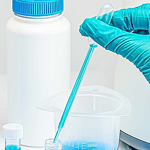 Globe Scientific 137038-100 LDPE Graduated Transfer Pipet, Large Bulb, Sterile, Individually Wrapped, Cellophane Pack, 145mm Length, 5.0mL Capacity (Pack of 100)