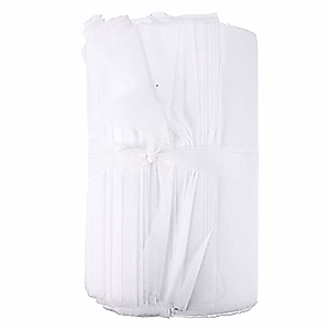 Cabilock 100pcs Shoe Clothes Storage Bags Non- Woven Fabric Packing Bags Barrier Bags for Grape Peach Fruit and Vegetable