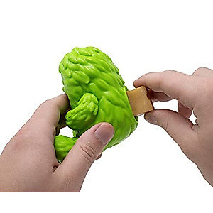 Yeti Puff and Play Dog Toy Interactive Nuggets Treats Dispenser Puzzle, Fun Stimulating Chew Toy for Teething, Behavior Training, Anxiety Calming, for Light to Moderate Chewers, Green