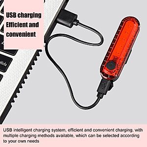 GKmow 2 PCS LED Bike Tail Light, Ultra Bright 4 Modes Rear Bicycle Taillights, Waterproof Cycling Flashlight Bike Accessories, for Men Women Road Mountain (Red)