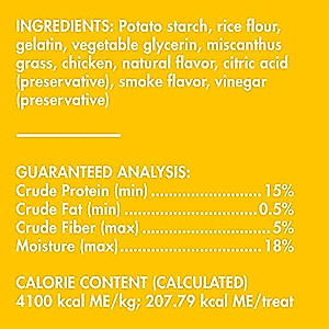 Chewsday 5-Inch Long-Lasting Dog Chew Bones, Made in The USA, All Natural Rawhide-Free Highly-Digestible Treats, Chicken Delight - 14 Count