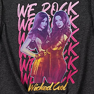 Disney Descendants Mal Evie Little Girls Long Sleeve Graphic T-Shirt & Leggings 6-6X