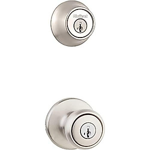 Kwikset 96900-381 690T 15 SMT BBPKG Satin Nickel Tylo Entry Combo Set
