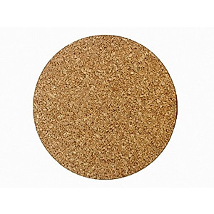 Linden Sweden Jonas Round Cork Trivet, 10" - Water Absorbent - Perfect for Plants, Hot Pots, Pans, Mugs, and Glasses