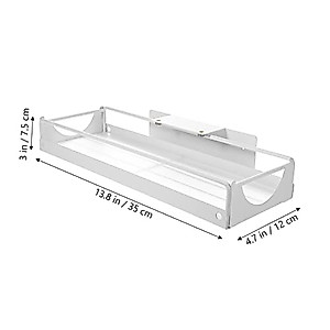 CHILDWEET Pull Drawer Cabinet The Bathroom Basket for Steel Organizer Heavy Sliding Slide Under Clo Kitchen Sink Shelf Storage Home Duty Out White Rack Metal Organizers Pantry Shelves