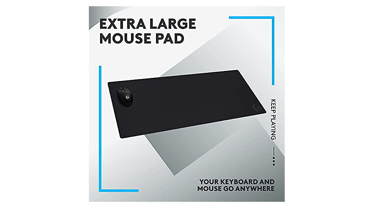 Logitech G840 XL Gaming Mouse Pad - Optimized for Precision