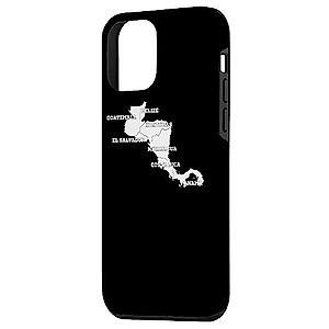 iPhone 12 mini central american Map, Central America Countries Map Tee Case