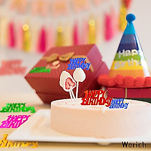 Birthday Confetti Metallic Foil Table Decor Happy Birthday Words Letters Confetti for Birthday Party Birthday for Party Decorations