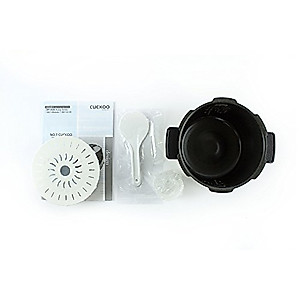 Cuckoo CRP-HS0657F 6 Cup Pressure Rice Cooker, 110V, Black