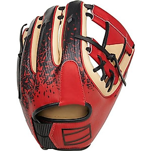 Rawlings | REV1X Baseball Glove | Right Hand Throw | 11.5" - Pro I-Web | Camel/Scarlet