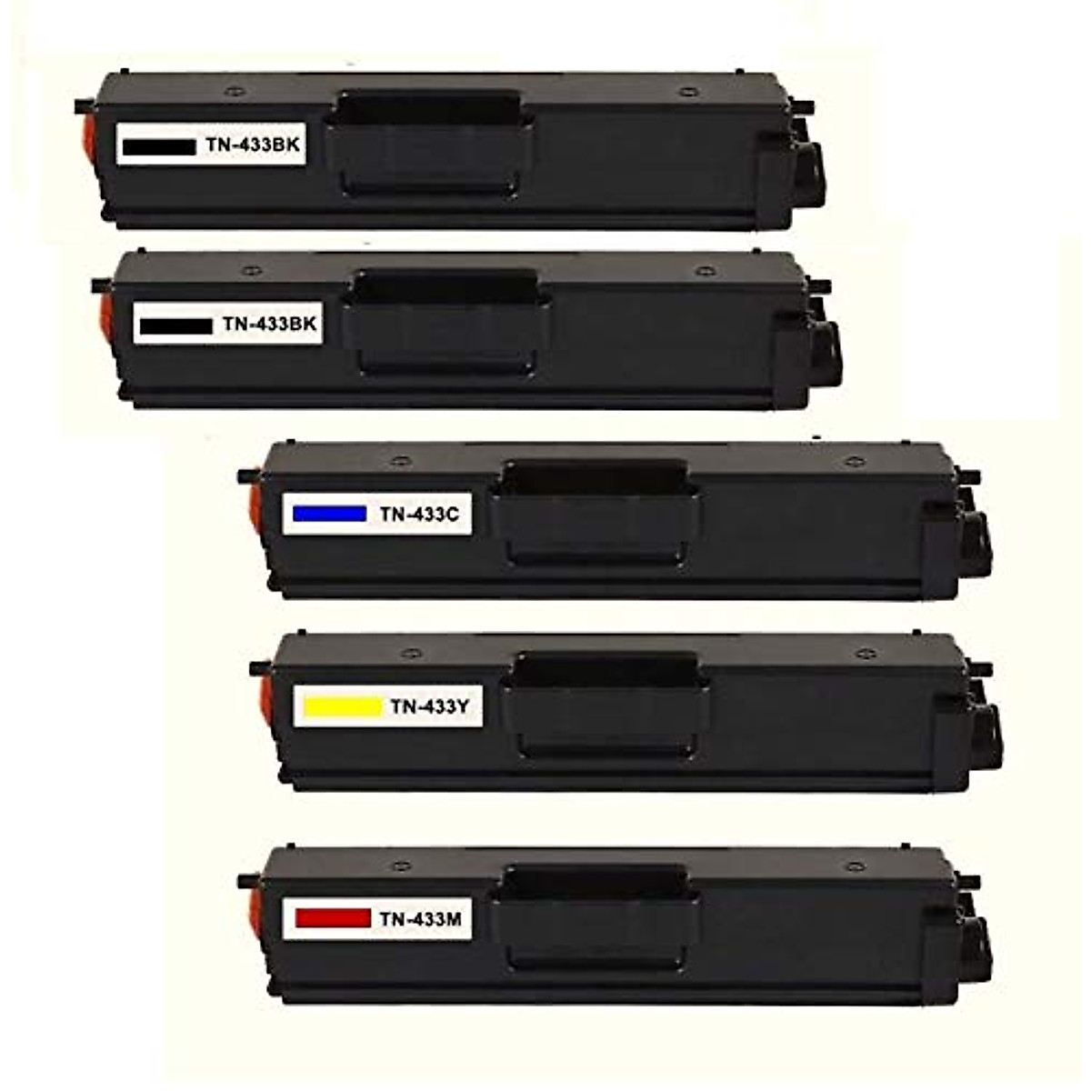 Calitoner Compatible Toner Cartridges Replacement for Brother TN433 Use for Printers HL-L8260,8360CDW-(5 Pack)