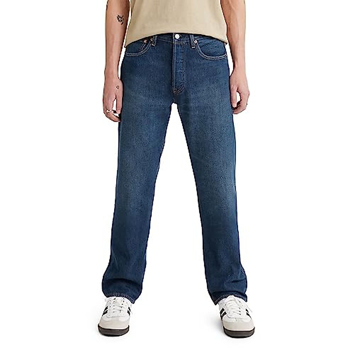 Levi's Men's 501 Original Fit Jeans (Also Available in Big & Tall), 10ft Over Head, 36W x 29L