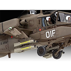Revell 03824 AH-64A Apache 1:72 Scale Unbuilt/Unpainted Plastic Model Kit
