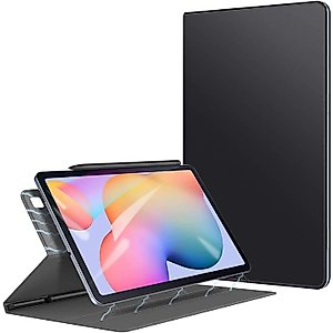 ZtotopCases for Galaxy Tab S6 Lite Case 10.4 Inch 2024/2022/2020, Strong Magnetic Case with Auto Sleep/Wake & Pen Holder, Slim PU Lightweight Stand Cover for Samsung Galaxy Tablet S6 Lite, Black