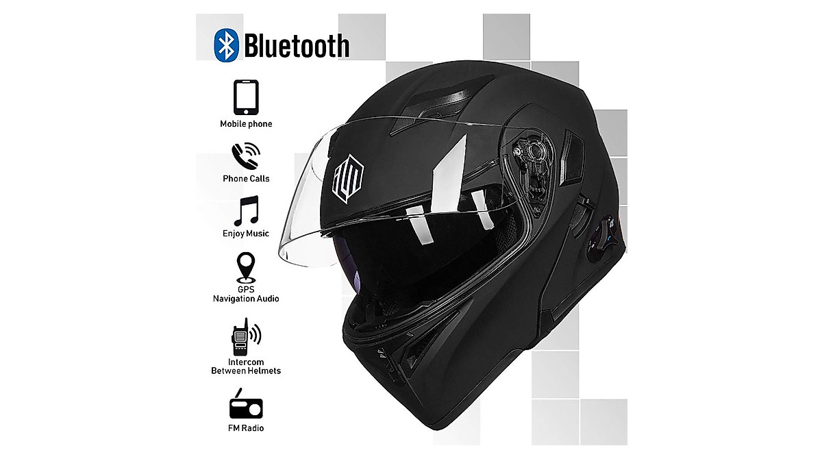ILM Bluetooth Motorcycle Helmet - Safety & Connectivity