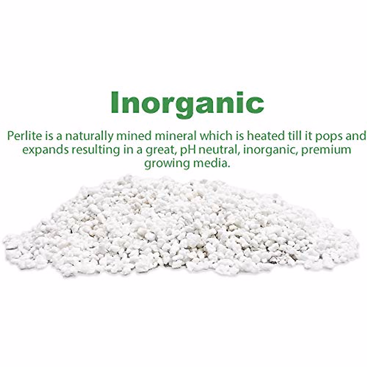 Viagrow VPER1 VPER Perlite 29 Quarts, 1 Cubic Foot, 1-Pack, White, Horticulture-29Q