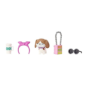 Barbie Extra Doll and Accessories with Burgundy Braids Dressed in Furry Jacket with Pet Puppy