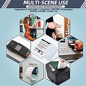 Zhi Yin CR80 Cleaning Cards, Dual Side Card Reader Cleaner, POS Swipe Terminal Cleaning Cards CK-CR80 (20pcs)