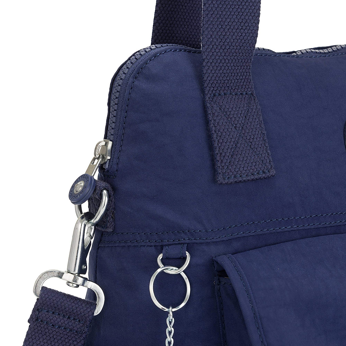 Kipling Pahneiro Handbag Ink Blue Tonal