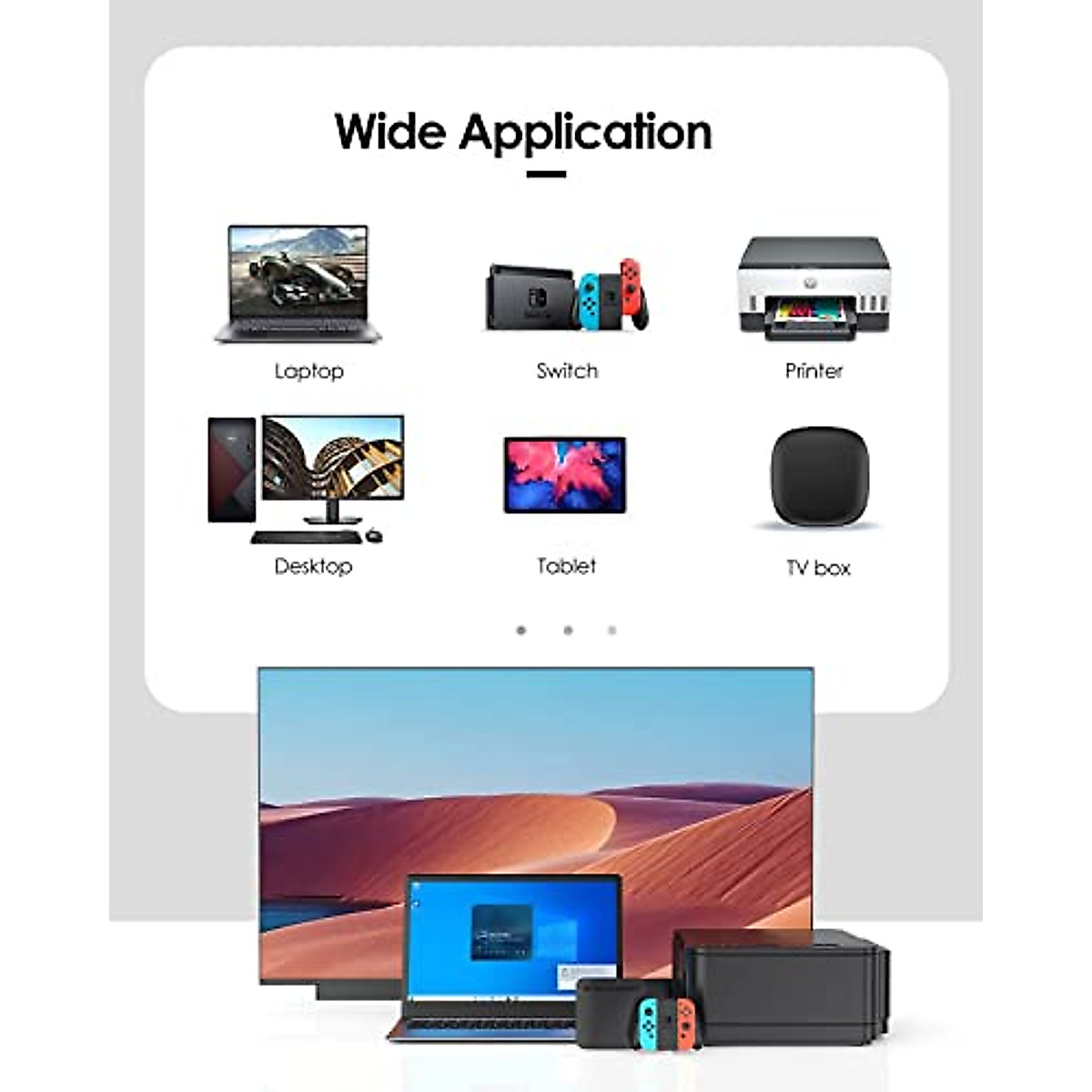 LENTION USB 3.0 Type A to Gigabit Ethernet Adapter, USB A to 1000M RJ45 Wired LAN Network Connector Compatible with Nintendo Switch, Mac OS, Windows, Linux, Stable Driver Certified (CB-HU404GE, Black)