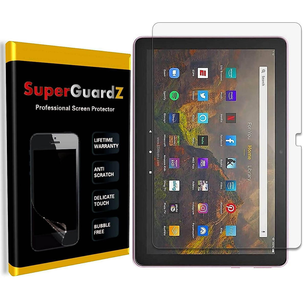 [3-Pack] For Fire HD 10 (13th Gen, 2023) / Fire HD 10 (11th Gen, 2021) / HD 10 Plus (11th Gen, 2021) / HD 10 Kids Edition (11th Gen, 2021) Screen Protector - SuperGuardZ, Anti-Glare, Matte, Anti-Fingerprint