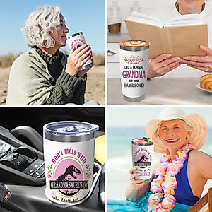 Mothers Day Gifts for Grandma from Granddaughter, Grandson, Grandkids, Grandchildren - Birthday Gifts for Grandmother - 20 Oz Tumbler Cup