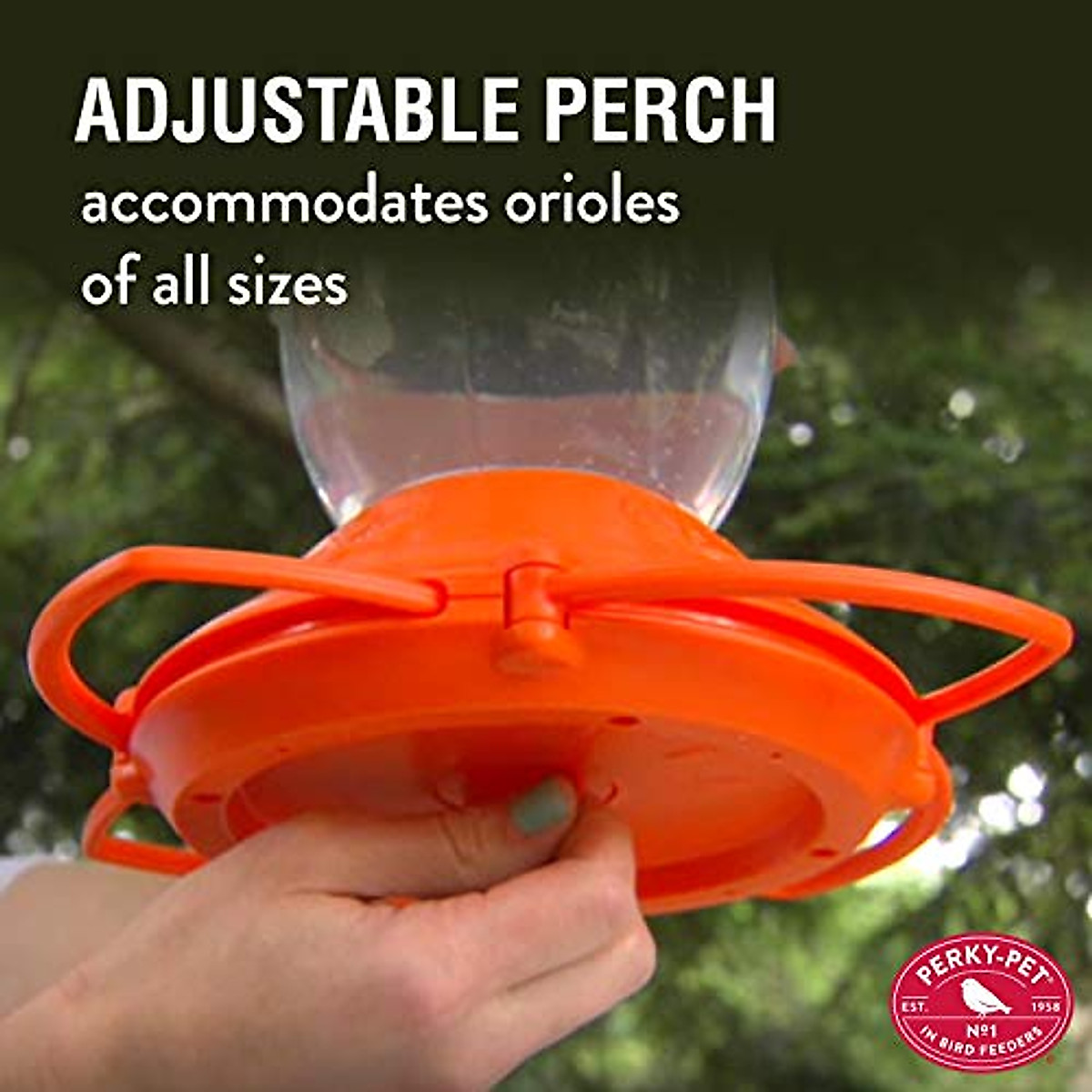 Perky-Pet Opus Plus 32-ounce Plastic 449-2 Oriole Feeder