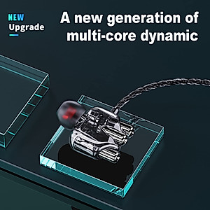 Wired Earphones, in-Ear Headphones Earphones with Microphone, in Ear Wired Earphones, Noise Isolating, Stereo Pure Sound Headphones for iPhones, iPads, Smartphone, MP3 Players etc. Blue