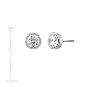 Silpada 'Shine on' Cubic Zirconia Stud Earrings in Sterling Silver