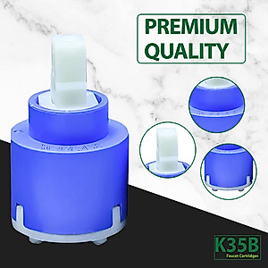 K35A Faucet Cartridge, Replacement Cartridge Compatible with La Torre, Gerber, Danze & Moen, Single Lever Shower Tub Repair, Tub Faucet Cartridges, Kitchen & Bathroom Faucet Cartridge Replacement