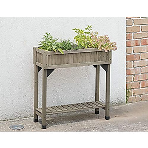 VegTrug Slimline Herb Garden - Gray Wash