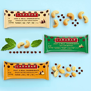 Larabar Chocolate Chip Cookie Dough, Gluten Free Fruit & Nut Bar, 16 Ct
