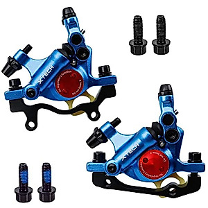 SONAU 1 Pair Front & Rear HB100 MTB Bike Hydraulic Disc Brake Calipers Road Bicycle Line Pulling Brake Clamp