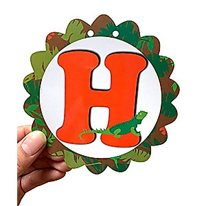 Gyzone Reptile Snake Garland Birthday Banner, Reptile Party Decorations Supplies