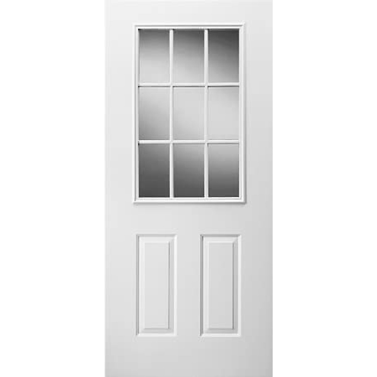 Entry Door Frame Only Replacement Kit-Glass NOT Included! (9 Lite for 1/2" Glass, 22" x 36")