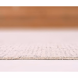 Restoration and Renovation Abstract & Herringbone Collection Handmade Wool Area Rug - Durable for High Traffic, Contemporary Design for Living Room, Bedroom, Dining Room Decor (Multi B, 9' x 12')