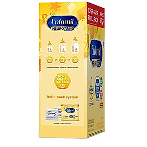 Enfamil NeuroPro Baby Formula Super Value Pack, Triple Prebiotic Immune Blend with 2'FL HMO & Expert Recommended Omega-3 DHA, Inspired by Breast Milk, Non-GMO, Refill Box, 31.4 Oz, Bulk Pack of 8