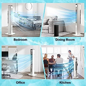 41'' Portable Air Conditioners, 3-1 Evaporative Air Cooler w/Remote, 15H Timer, 90° Swing, Portable AC with 1700ML Water Tank, 8 Ice Boxes, 3 Modes 3 Speeds Cooling Tower Fan For Room Home Office
