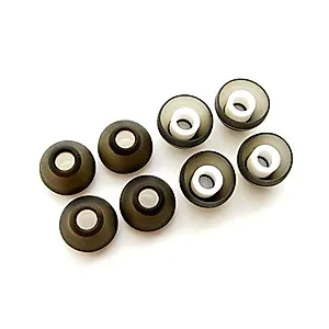 8 Large (L) Ergonomical Comfort Replacement Set Earbuds Eartips Compatible with Sennheiser IE Series, CX Series, CXC Series, CXL Series, OCX Series, and MM Series In Ear Earphone Headsets